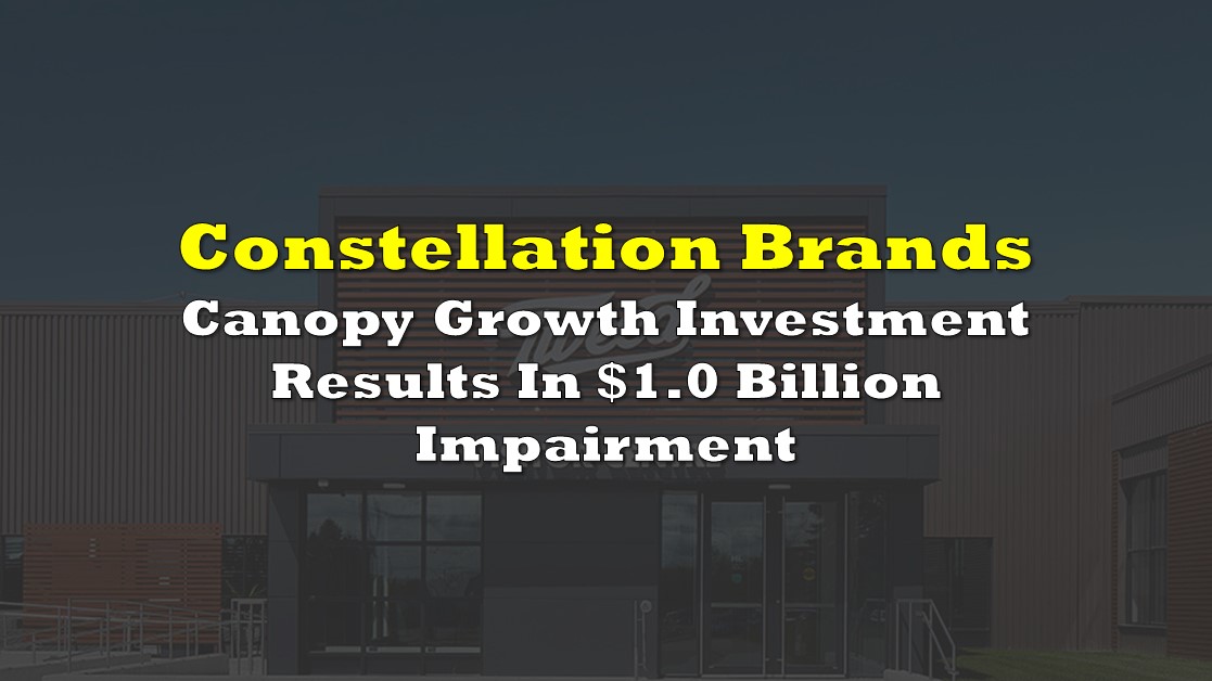 Canopy Growth Investment Results In $1.0 Billion Impairment For ...